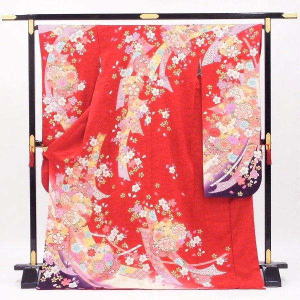 【中古】正絹 振袖 フルセット 販売6点セット 半衿付き長襦袢・帯・帯揚・帯〆・重衿付き 赤 伝統の古典柄 着物だけなら38,500円（税込） : 舞衣夢 - 通販 - Yahoo!ショッピング