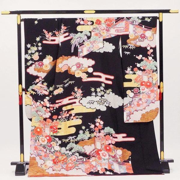 【中古】正絹 振袖 フルセット 販売6点セット 半衿付き長襦袢・帯・帯揚・帯〆・重衿付き 華やか王道古典柄 着物だけなら31,900円（税込） : 舞衣夢 - 通販 - Yahoo!ショッピング