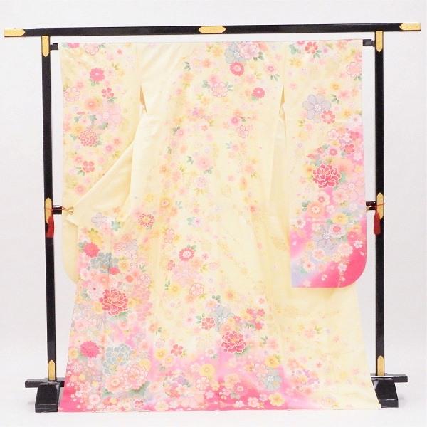 正絹振袖 中古販売 ふんわり香るスウィートカラー : 舞衣夢 - 通販 - Yahoo!ショッピング