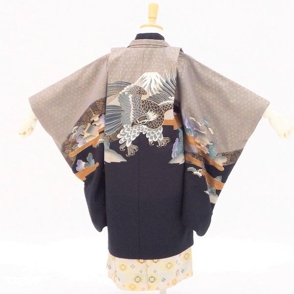 七五三フルセット 5歳 グレー 富士山に羽ばたく鷹 【販売】【中古】 身長約102から105cm : 舞衣夢 - 通販 - Yahoo!ショッピング