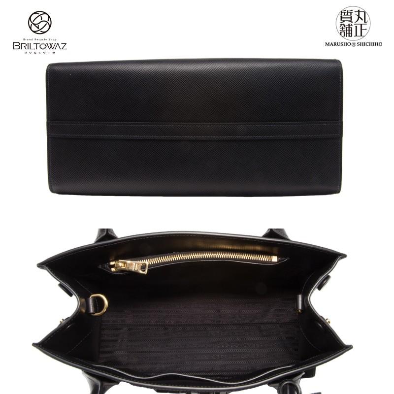 PRADA プラダ モノクロームバッグ 1BA155 サフィアーノ PRADA プラダ モノクロームバッグ 1BA155 サフィアーノ