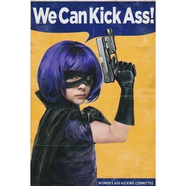 ほぼA4サイズ ミニポスター写真 米国版 キックアス KickAs クロエグレースモレッツ 約30.4x20.2cm k0014 ...