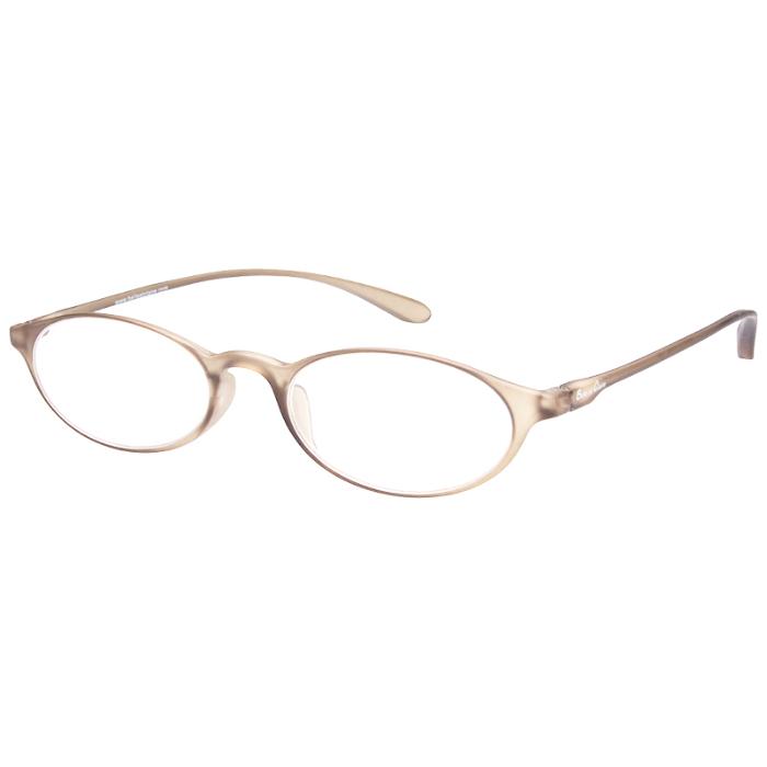 Belle et Claire(ベルエクレール) リーディンググラス 老眼鏡 フィッツ・オーバル ライトブラウン(クリアタイプ) 度数：＋1. ...