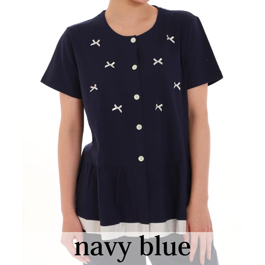 Narue ナルエー公式 パジャマ レディース 夏 綿100% 天竺 天竺リボンペプラム 23-42424 セール : ナルエー公式オンラインストア Yahoo!店 - 通販 - Yahoo ...