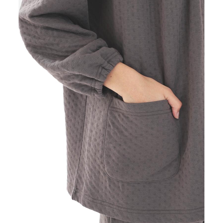 Narue ナルエー公式 パジャマ ルームウェア レディース 秋 冬 綿混 無地 あったか 暖かい 接結（綿入り）ムジフリルパジャマ M L 24-82411 : ナルエー公式オンラインストア ...