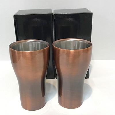 ふるさと納税 燕市 【Made in Tsubame】18-8ステンレスW構造銅メッキブロンズタンブラー300ml 2P : さとふる - 通販 - Yahoo!ショッピング