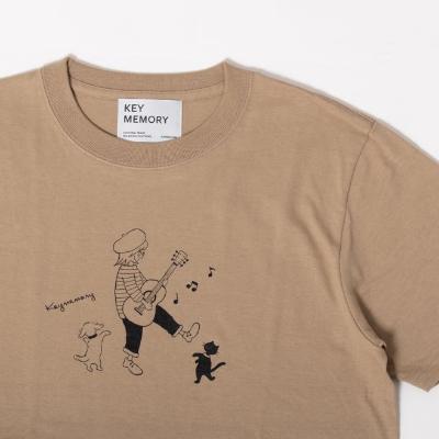 ふるさと納税 鎌倉市 【KEYMEMORY】ミュージックTシャツ BEIGE サイズ0 : さとふる - 通販 - Yahoo!ショッピング