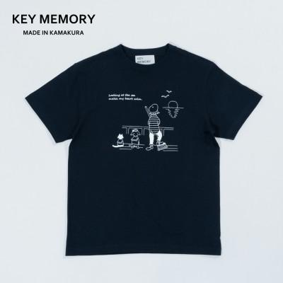 ふるさと納税 鎌倉市 【KEYMEMORY鎌倉】Sea heartイラストTシャツ NAVY サイズ1 : さとふる - 通販 - Yahoo!ショッピング