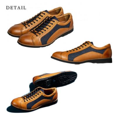 ふるさと納税 大和郡山市 ヤマトイズム 24.5cm Lブラウン カジュアルシューズ 紳士靴 牛革 YA3310 倭イズム :1333490 ...