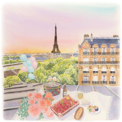 ふるさと納税 川口市 栗乃木ハルミ版画額装品「パリの屋根から」 : 1334230 : さとふる - 通販 - Yahoo!ショッピング