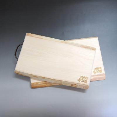 ふるさと納税 御坊市 キャンピングカーロゴがお洒落! 紀州ひのき 持ち手付き手作りまな板 (野口オートキャンプ場協力) : 1361354 ...