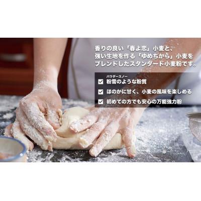 ふるさと納税 室蘭市 北海道産「春よ恋」「ゆめちから」ブレンド パウダースノー パン用強力粉 7.5kg(2.5kg×3) : さとふる ...