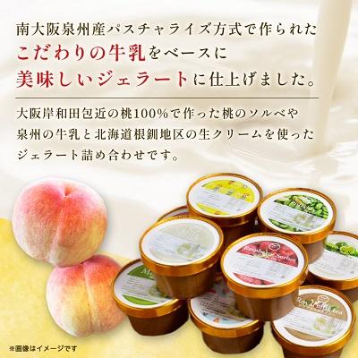 ふるさと納税 岸和田市 大阪岸和田包近の桃のソルベとクラフトジェラート詰め合わせ10個入り : 1418985 : さとふる - 通販 ...
