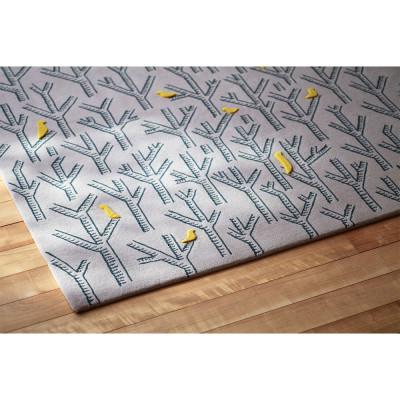 ふるさと納税 山辺町 山形緞通×ミナペルホネンbirds in the forest Lサイズ 縦170cm×横240cm : 1461621 ...