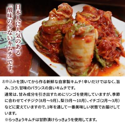 ふるさと納税 碧南市 手作り キムチ3点セット 白菜×らっきょう×さきいか 無添加無着色 国産野菜使用 H129-018 :3061758 ...