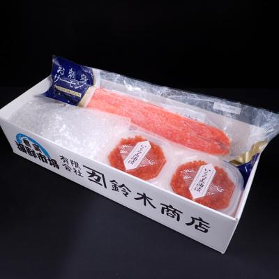 ふるさと納税 根室市 いくら醤油漬け70g×2P・トラウトサーモン(背)1本 A-28211 : さとふる - 通販 - Yahoo!ショッピング