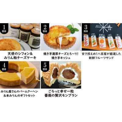 ふるさと納税 碧南市 【全5回】ほっぺたとろける!贅沢 スイーツの定期便 H028-052 :3149653:さとふる - 通販 - Yahoo!ショッピング