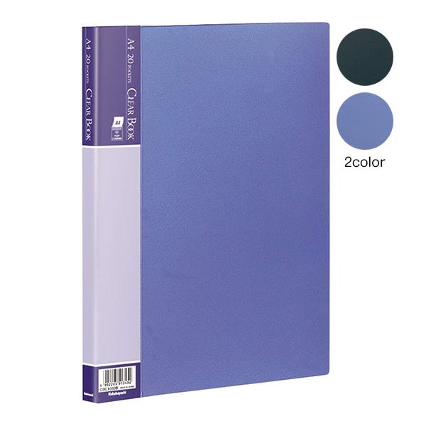 クリアブックE ベーシックカラー A4判 20P ブルー/CBE1032B ブラック/CBE1032D ナカバヤシ 受発注商品 :A267-028-029:フイルム&雑貨 写楽 - 通販 ...