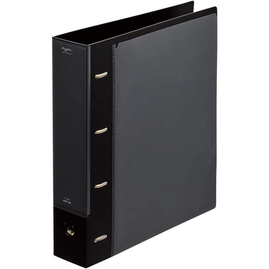 myfa 推し活 4穴リング コレクションファイル ワイド ミルキーホワイト F3301-0 A4 ジェットブラック F3301-24 受発注商品 リヒトラブ : フイルム&雑貨 写楽 ...