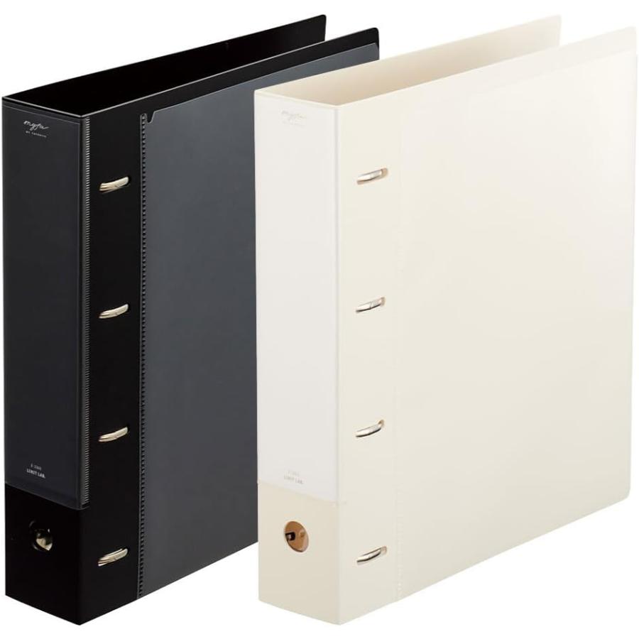 myfa 推し活 4穴リング コレクションファイル ワイド ミルキーホワイト F3301-0 A4 ジェットブラック F3301-24 受発注商品 リヒトラブ : フイルム&雑貨 写楽 ...