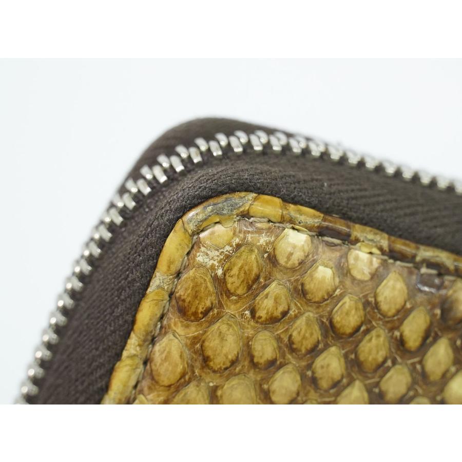 GUCCI 本物 グッチ パイソン レザー ラウンドファスナー 長財布 GUCCI 本物 グッチ パイソン レザー ラウンドファスナー 長財布
