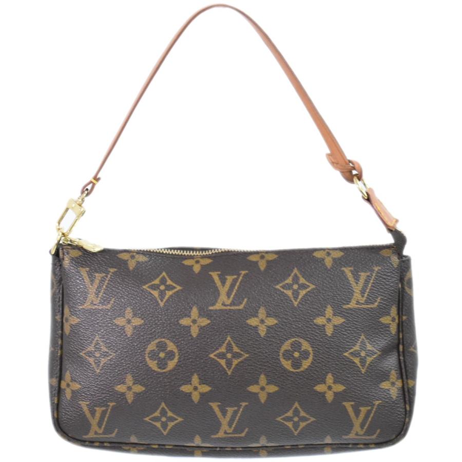 LOUIS VUITTON 本物 ルイヴィトン LV ポシェットアクセソワール モノグラム アクセサリーポーチ ハンドバッグ ブラウン M51980 : BRAND BOX - 通販 ...