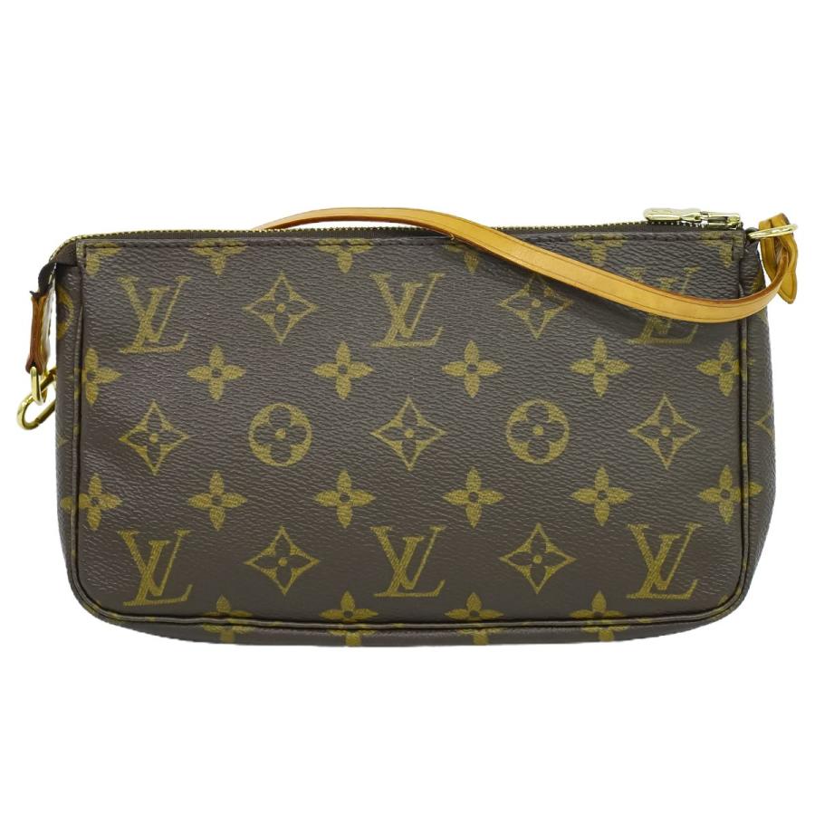 LOUIS VUITTON 本物 ルイヴィトン LV ポシェットアクセソワール モノグラム アクセサリーポーチ ハンドバッグ ブラウン M51980 : BRAND BOX - 通販 ...