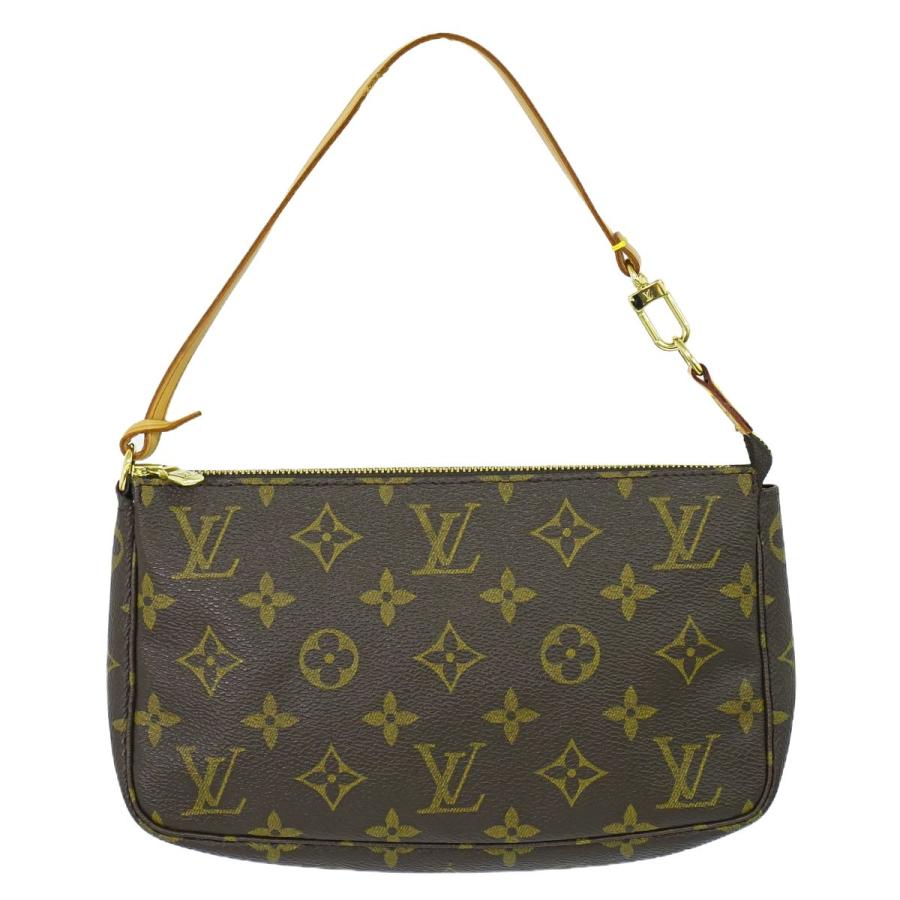 LOUIS VUITTON 本物 ルイヴィトン LV ポシェットアクセソワール モノグラム アクセサリーポーチ ハンドバッグ ブラウン M51980 : BRAND BOX - 通販 ...