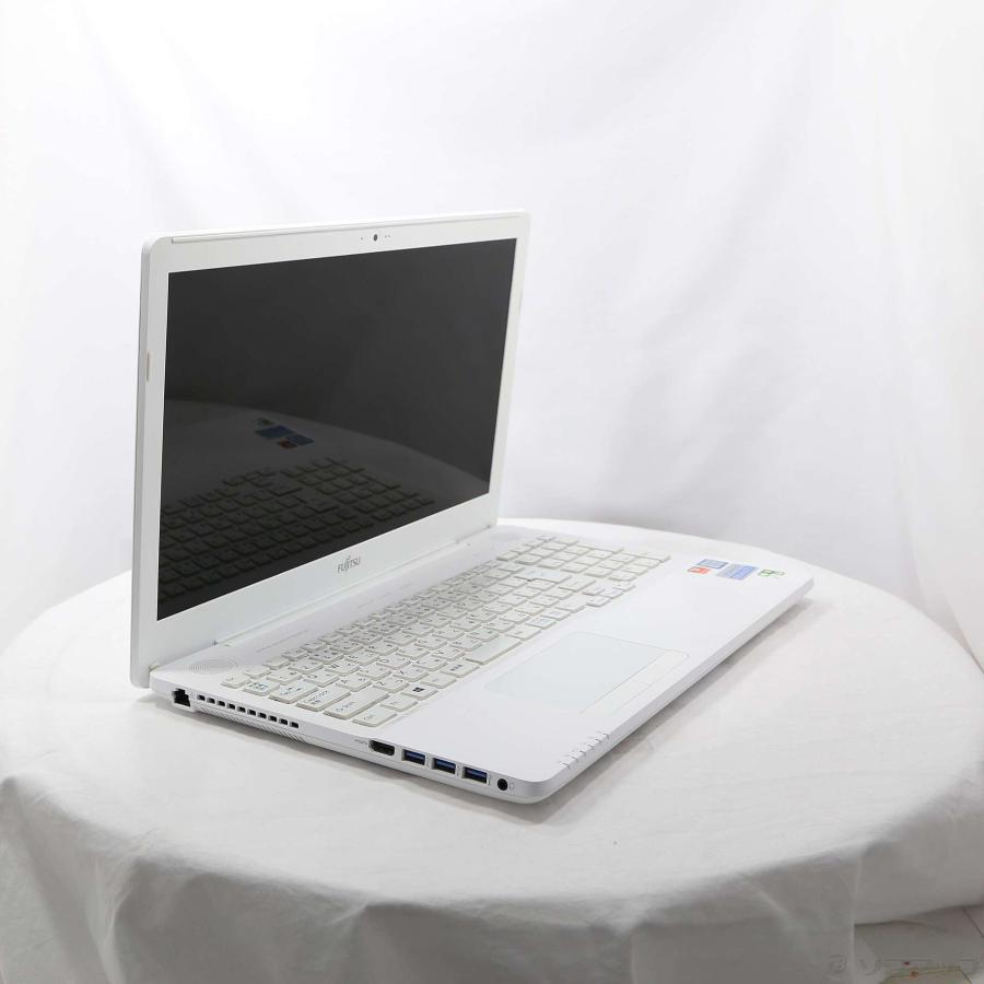 富士通（FUJITSU） 〔中古〕FUJITSU(富士通） 格安安心パソコン LIFEBOOK AH50／A3 FMVA50A3WP プレミアムホワイト 〔Windows 10 ...