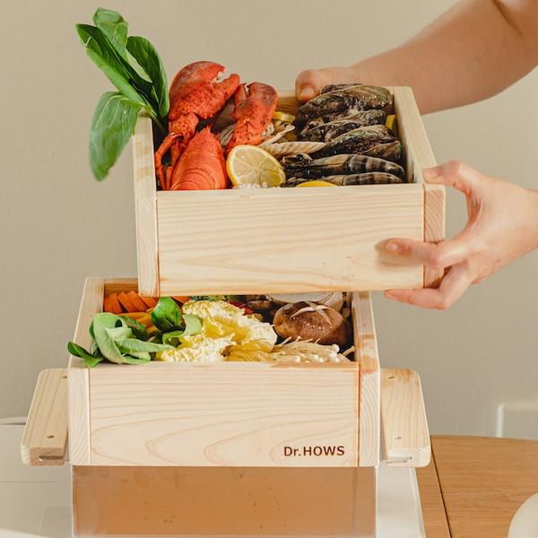 TTS Dr.HOWS ヒノキ蒸し器2段フルセット : ソフマップ Yahoo!店 - 通販 - Yahoo!ショッピング