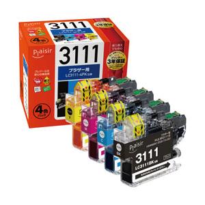 プレジール PLE-BR3111-4P 互換プリンターインク ブラザー用 プレジール（ブラザー用） 4色セット : ソフマップ Yahoo!店 - 通販 - Yahoo!ショッピング