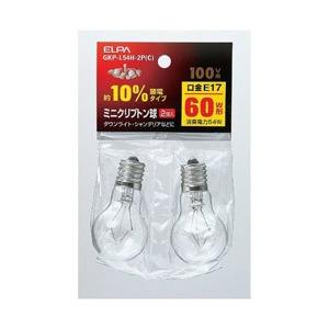 ELPA 10％節電ミニクリプトン球（60W形・口金E17・100Vタイプ） GKP-L54H-2P(C) : ソフマップ Yahoo!店 - 通販 - Yahoo!ショッピング