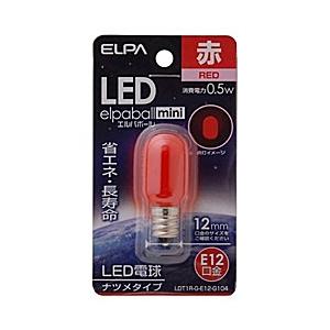 ELPA LED電球 「ナツメ形」（赤色・口金E12） LDT1R-G-E12-G104 : ソフマップ Yahoo!店 - 通販 - Yahoo!ショッピング