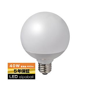ELPA LED電球 40W相当 電球色 LDG4L-G-G2102 [E26 /電球色 /1個 /40W相当 /ボール電球形 /広配光タイプ] 【852】 : ソフマップ Yahoo!店 ...
