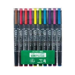 ZEBRA ゼブラ [蛍光ペン] 蛍光オプテックス ケア 10色シース WKCR1-10C : ソフマップ Yahoo!店 - 通販 - Yahoo!ショッピング