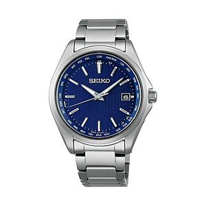 SEIKO SBTM289【ソーラー電波修正】セイコーセレクション（SEIKO SELECTION）ワールドタイム機能つき チタン製ソーラー ...