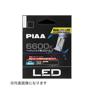 PIAA LEH172 ヘッドライト/フォグランプ用LEDバルブ コントローラーレスタイプ 6600K 12V18W 4000lm H8／H9／H11／H16 車検対応 2個入り LEH172 ...