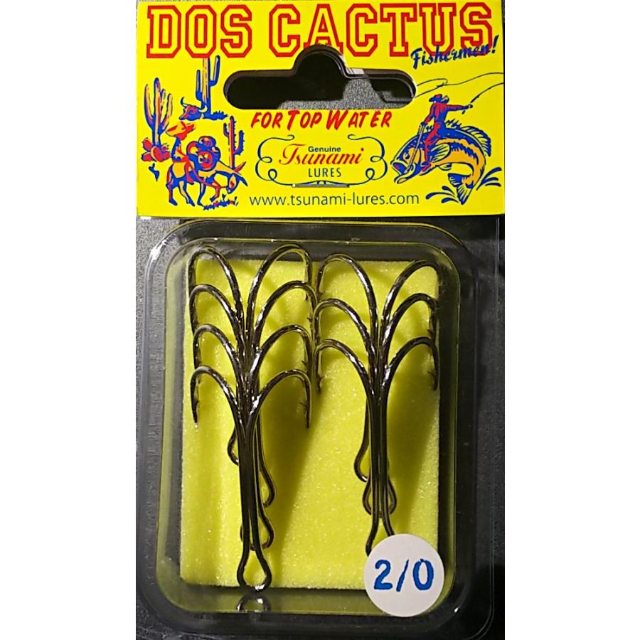 津波ルアーズ ドス・カクタス (Dos Cactus) Size：#2/0 オリジナルWフック 7本入り : Y・STYLEヤフーショッピング店 - 通販 - Yahoo!ショッピング