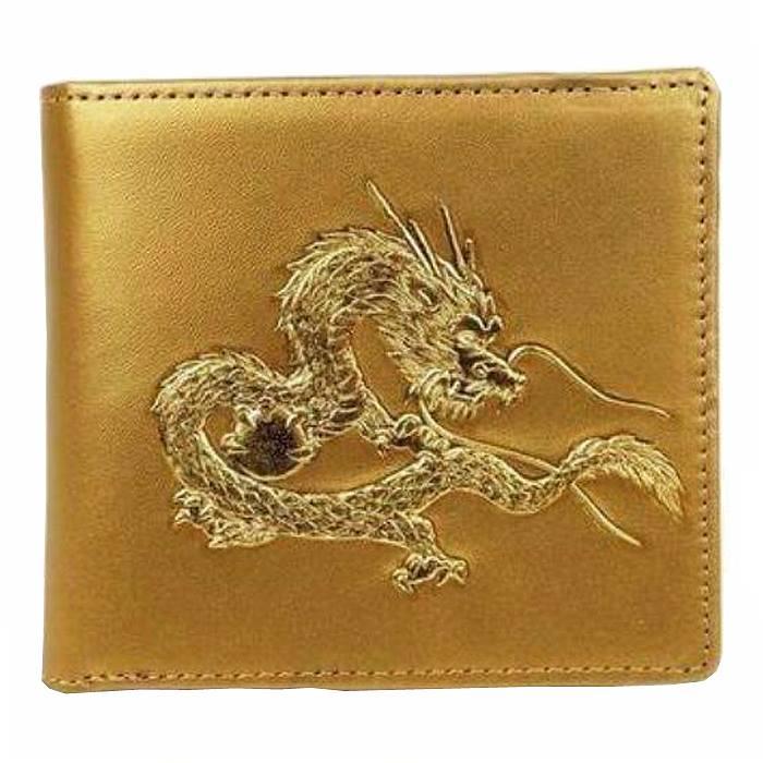 財布 皇帝龍18K 二つ折れ財布 国産 ゴールド 牛革 101424 札入れ カード入れ 小銭入れ 二折財布 日本製 : たからばこ - 通販 ...