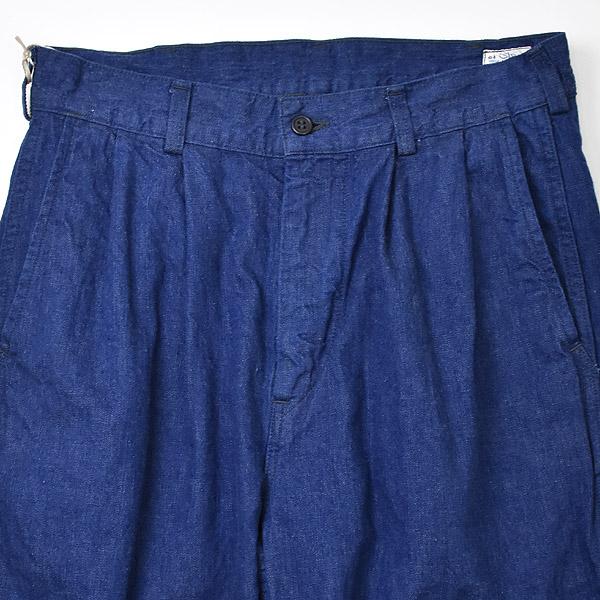 orSlow オアスロウ TWO TUCK DENIM WIDE TROUSER 2タックデニム ONE WASH 03-5021-A81 : trois webshop - 通販 ...