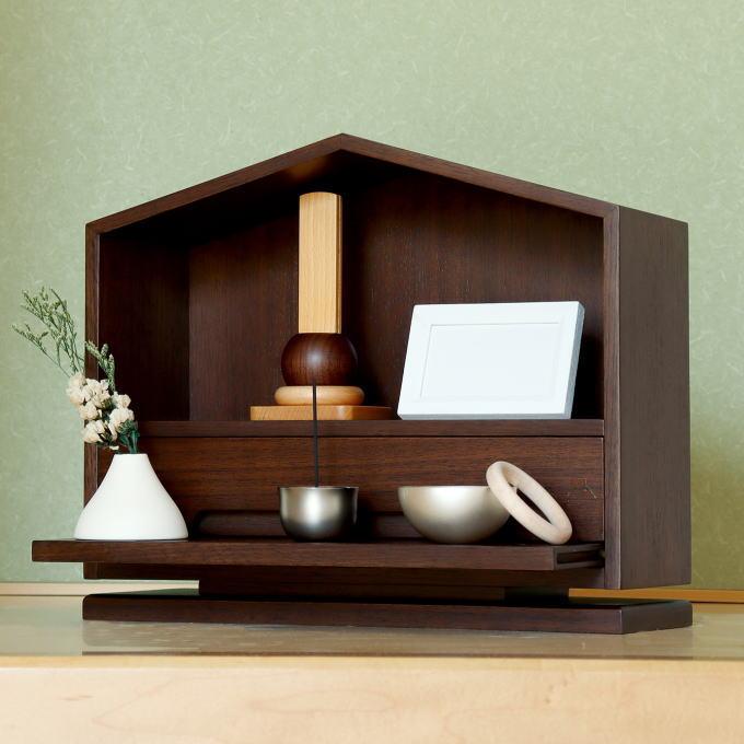 ミニ仏壇 仏壇 モダン 小型 おしゃれ ミニ コンパクト 台 モダン仏壇 完成品 家具調 北欧 家 マンション 小さい 手元供養 上置き 床置き ナチュラル :10034428:生活館 ...