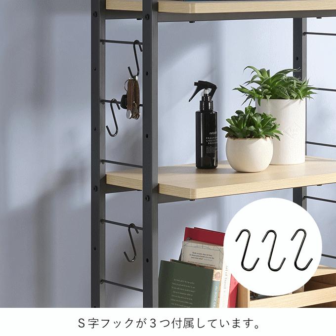 ラック キャスター付き ゴミ箱 ダストボックス上 ごみ箱 収納 パソコン デスク サイドワゴン 棚 デスクサイド 収納 本棚 隙間 スリム スチール : 10034495 : 生活館 ...