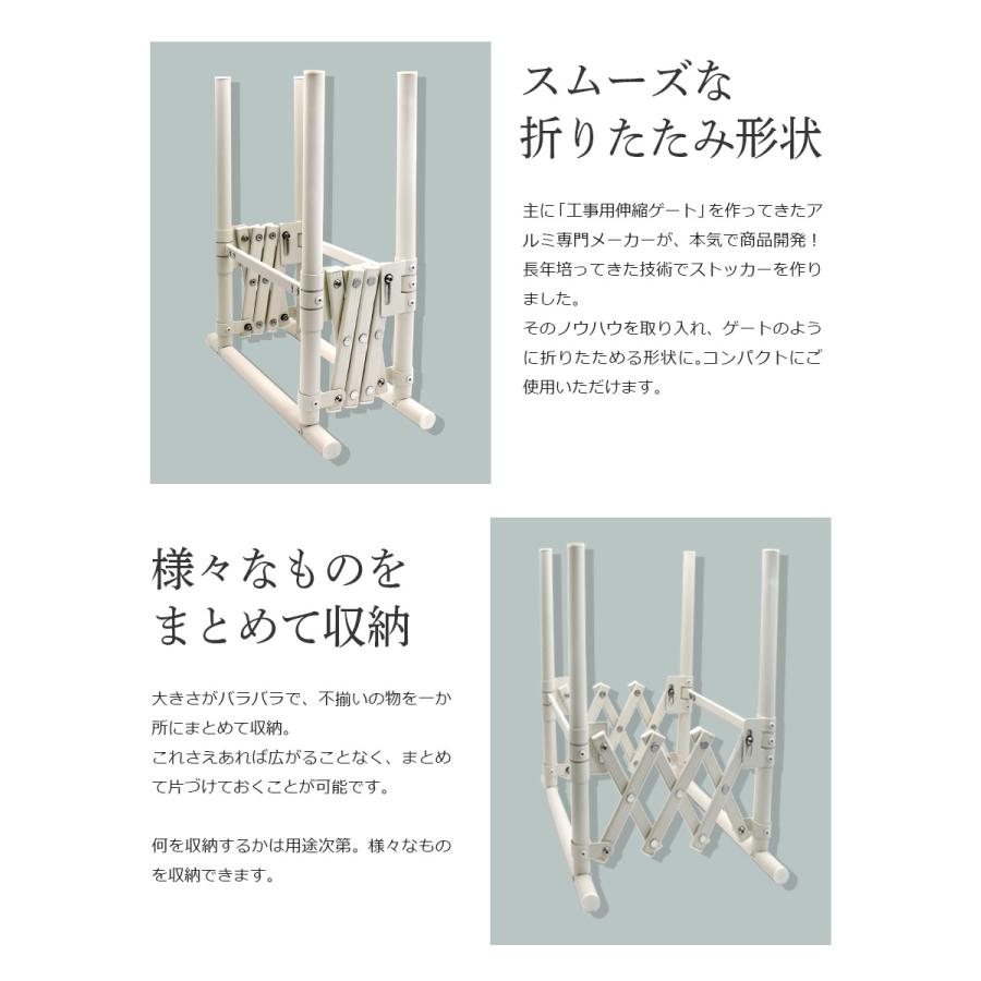 アルマックス 【 訳あり品だから安い 】たためる アルミ 段ボールストッカー オレストッカー 分別 ごみ箱 収納 ダンボールスタンド AL-OS01 土日出荷OK : アルミゲート専科 ...