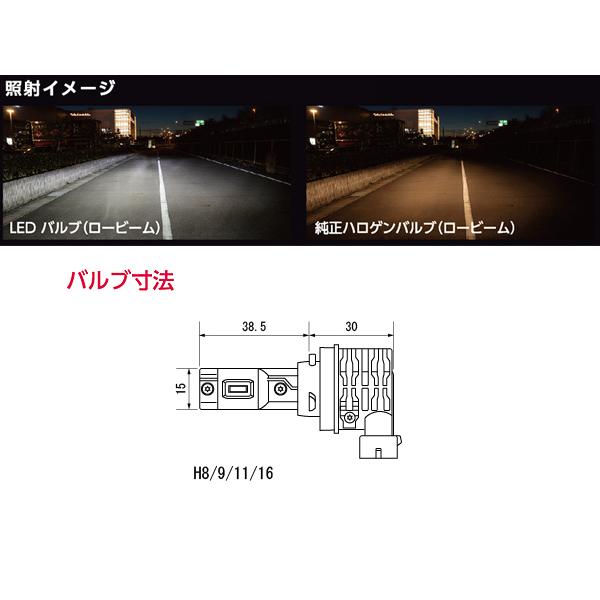 Valenti LED ヘッド&フォグバルブ RC HB3 HB4 HIR2 6000K 3600lm 2年保証 車検対応 かんたん取付 IS車 HV車 ヴァレンティ LEB02-HB4-60 ...
