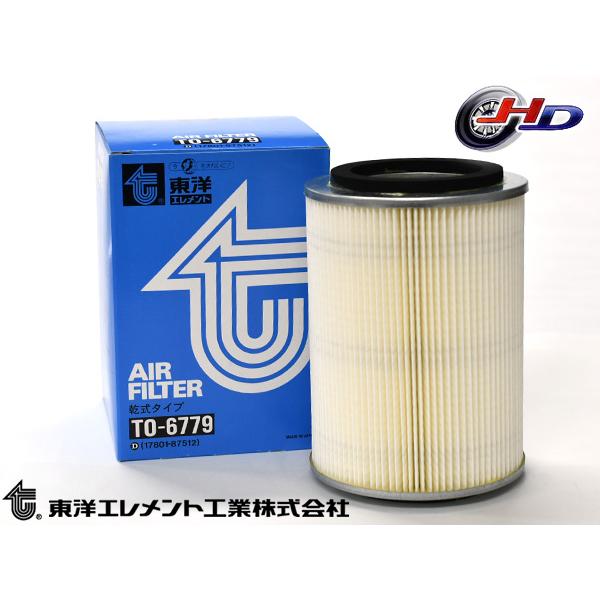 ハイゼット S200C S200P S210C S210P エアエレメント エアー フィルター クリーナー 東洋エレメント TO-6779 H10.12〜H19.12 : ハッピードライブヤブ ...