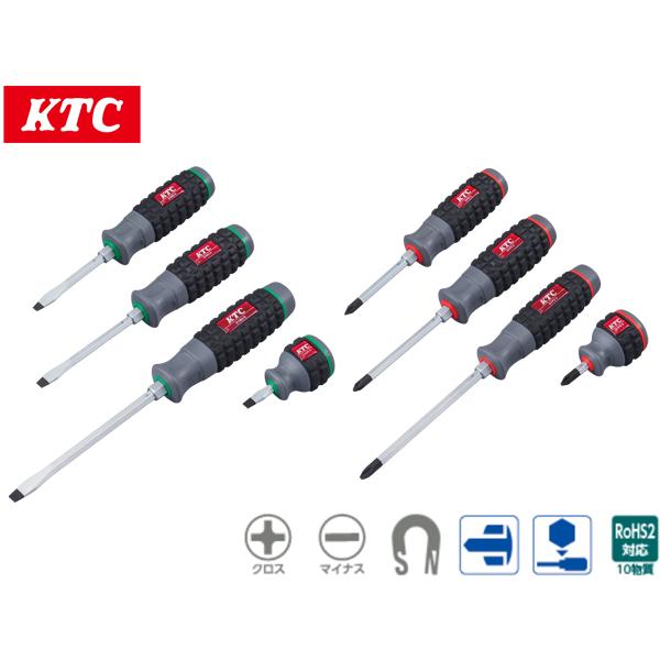 KTC 樹脂柄 ドライバ セット貫通タイプ[8本組]TPMD18 : ハッピードライブヤブモト - 通販 - Yahoo!ショッピング
