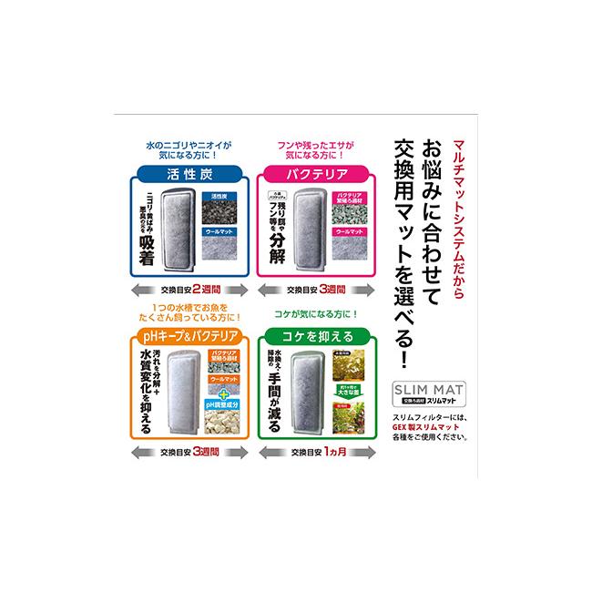 GEX スリムフィルター DC-X S2 なめらかな水流でメダカ・金魚に最適 観賞魚用品 水槽用品 フィルター ポンプ : プロツールショップヤブモト1号店 - 通販 - Yahoo!ショッピング