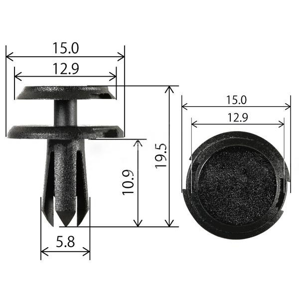 Moveon 輸入車用 クリップ 10個入 4006-CBZ-017 メルセデス ベンツ カーファスナー 内張り 内装 純正同色 純正相当 ネコポス 送料無料 : プロツールショップヤブモト3 ...