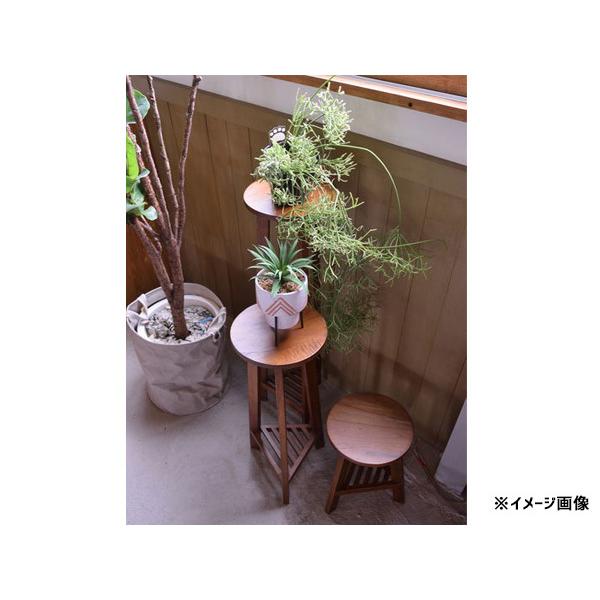東谷 プランターベースS 花台 木製 丸型 円形 棚付き おしゃれ ガーデニング 高さ35cm GUY-921BR あずまや メーカー直送 送料無料 : プロツールショップヤブモト3号店 ...