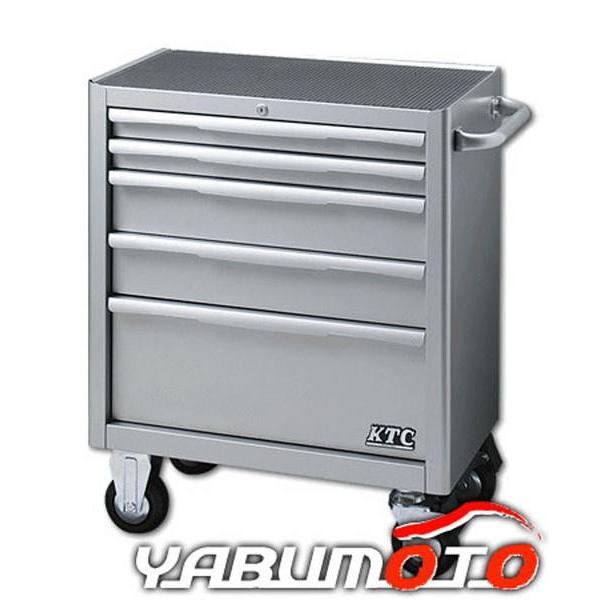 KTC ローラーキャビネット 5段 シルバー EKW-1005 法人のみ配送 メーカー直送 代引不可 送料無料 : ハッピードライブ1号店 - 通販 - Yahoo!ショッピング